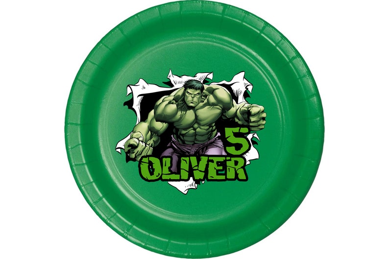Hulk Birthday Cake Topper: Personalized Party Decoration (digital File ...
