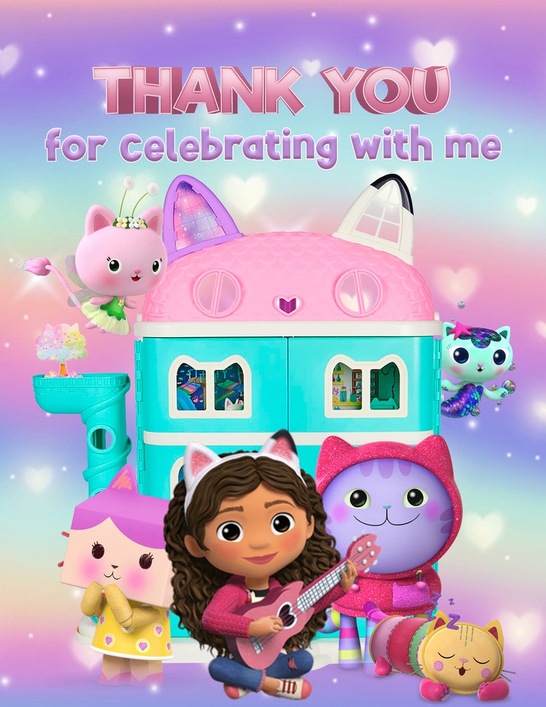 Gabby Dollhouse Thank You Tag Gabby Dollhouse Birthday Party - Etsy ... Gabby Dollhouse Thank You Tag Gabby Dollhouse Birthday Party - Etsy ...