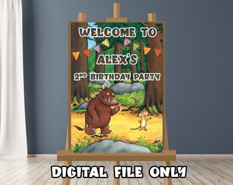 Gruffalo Backdrop - Etsy Australia