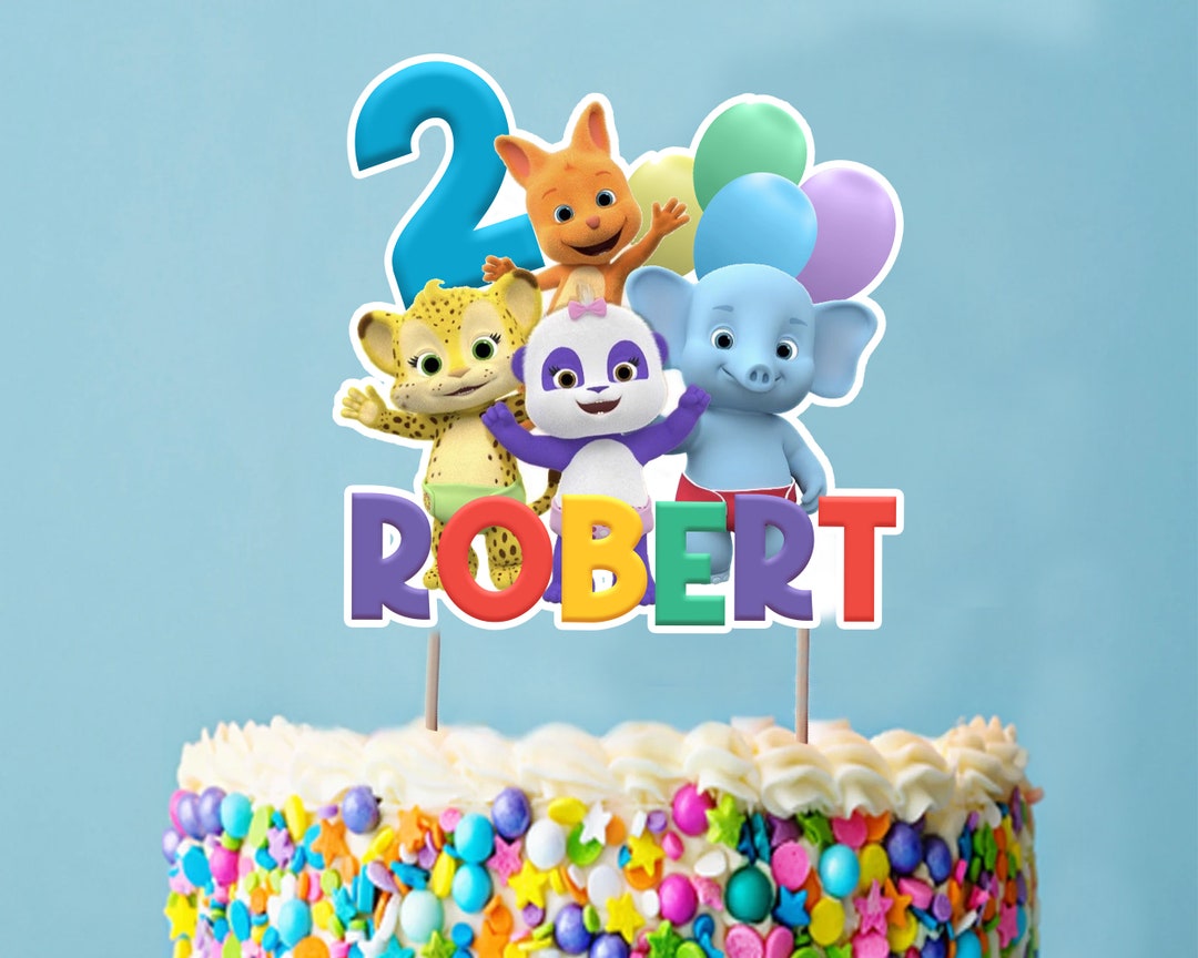 Printable World Party Cake Topper, World Party Birthday Party Cake ...