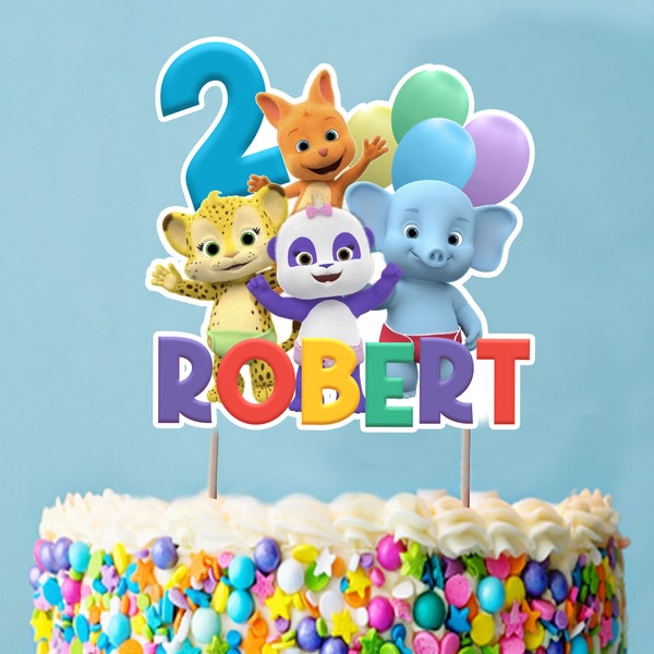 Word Party Cake Topper - Etsy