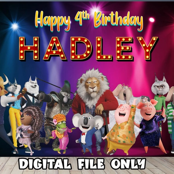 Sing Movie Svg - Etsy