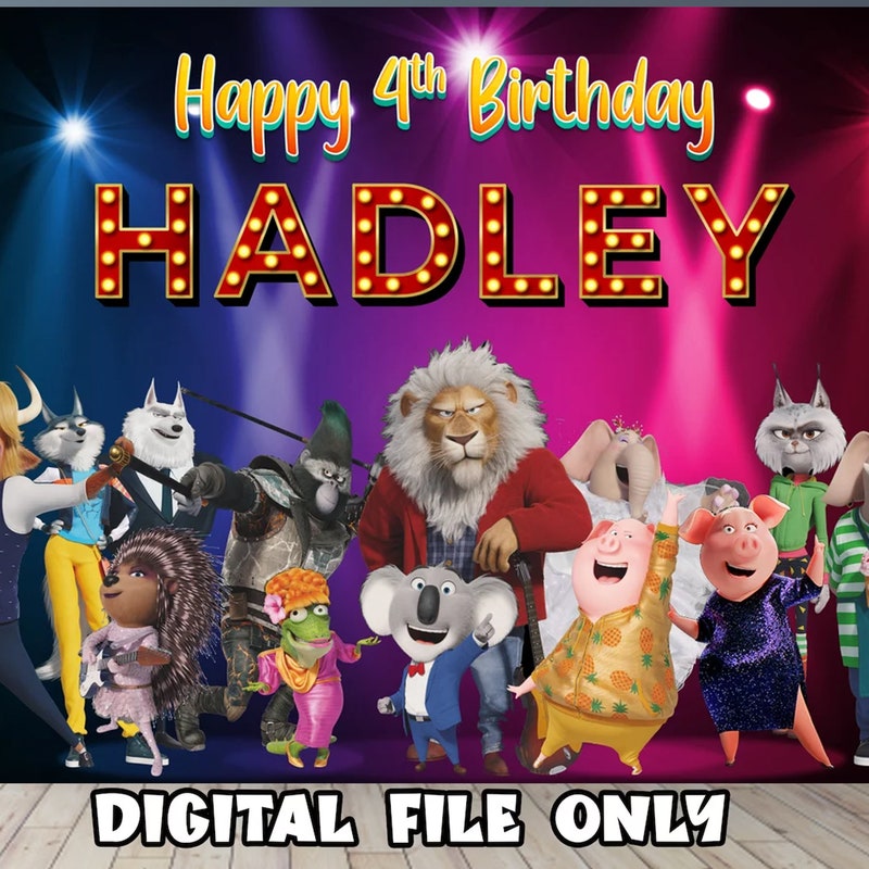 Sing Movie Svg - Etsy