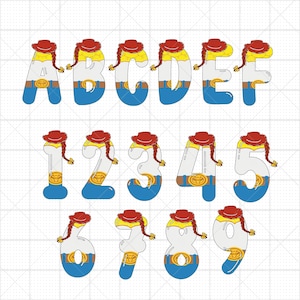 Toy Story Alphabet Letters, Printable Party Design Character, Doodle ...