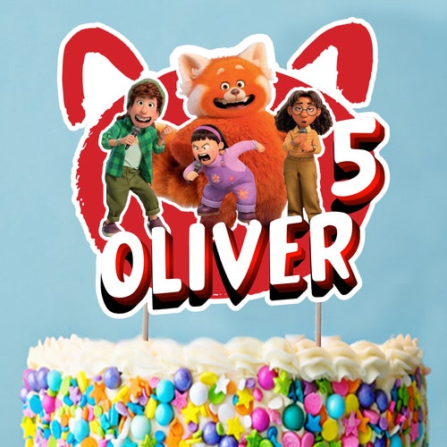 Turning Red Inspired Cake Topper - Etsy