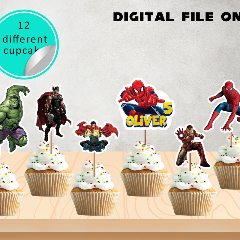 Avengers Cake Topper - Etsy