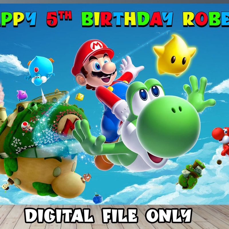 Mario Party Banner - Etsy