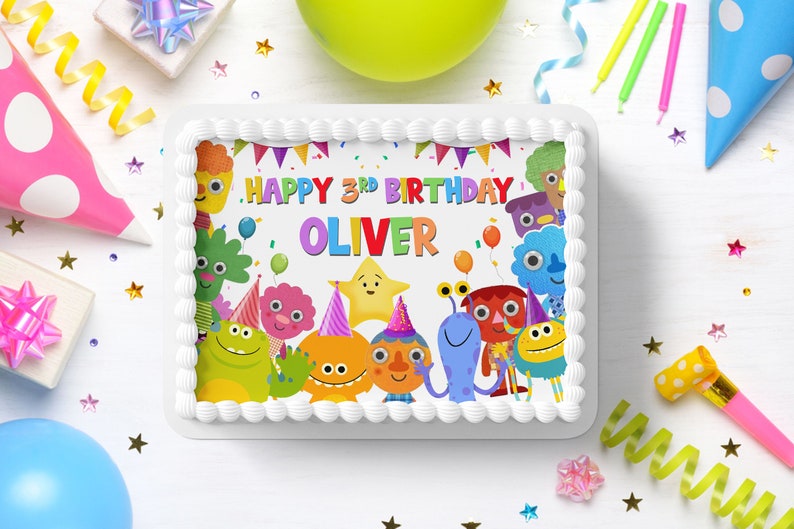 Super Simple Songs Personalized Edible Cake Topper Super - Etsy