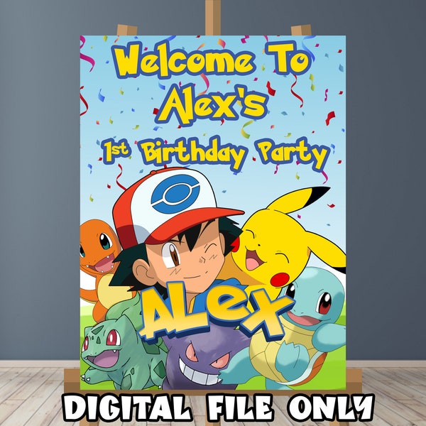 Pikachu Birthday Party Decorations - Etsy