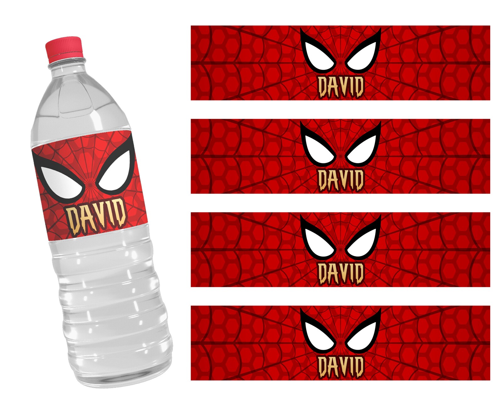Spiderman Party Labels: Chip Bag, Caprisun, Water Bottle (digital File ...