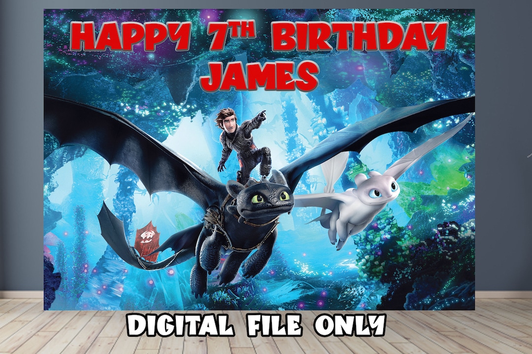 How to Train Your Dragon Birthday Banner, How to Train Your Dragon ...