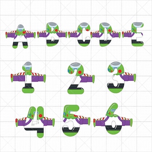 Toy Story Alphabet Letters, Printable Party Design Character, Doodle ...