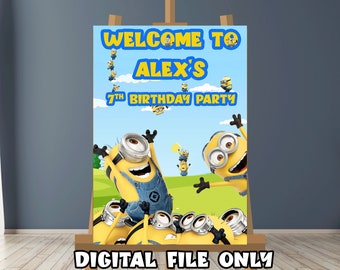 Welcome Minions - Etsy