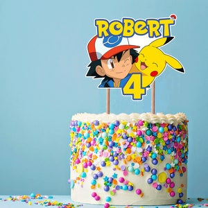 Printable Pikachu Party Set ,pikachu Sticker,pikachu Birthday Party Set ...