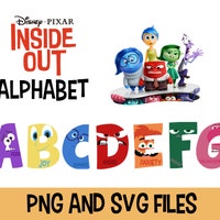 Doodle Alphabet Insideout 2 Letters Cliparts Font Svg Png Birthday ...