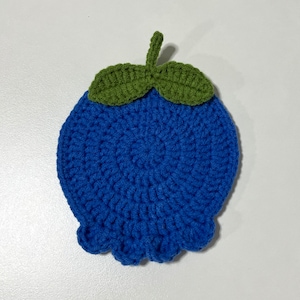 Fruit Coaster Crochet Pattern: Blueberry, Lemon, Orange, Peach (PDF ...
