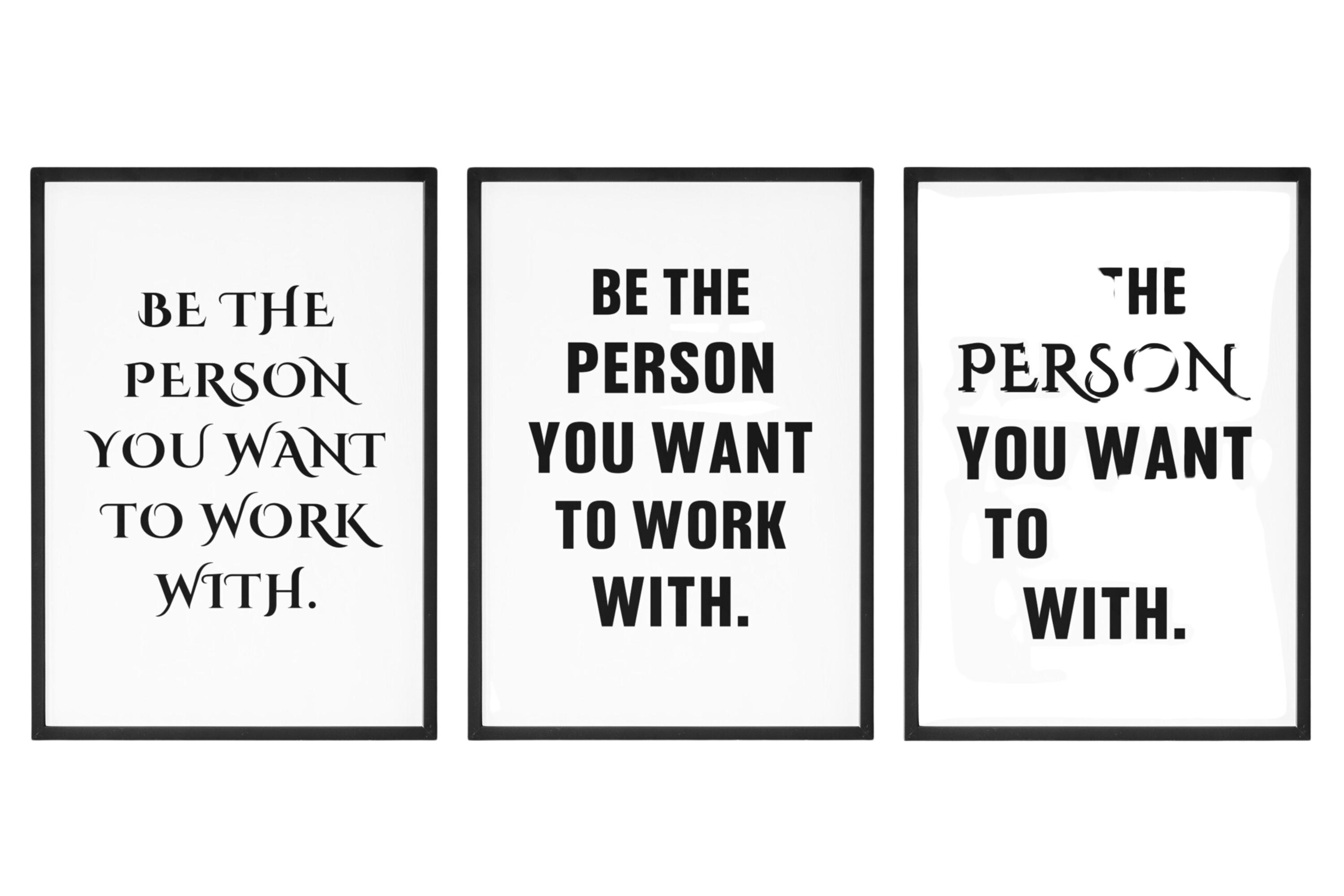 Office Wall Art Teamwork Quotes Decor Print, Workplace Positivity, Team ...