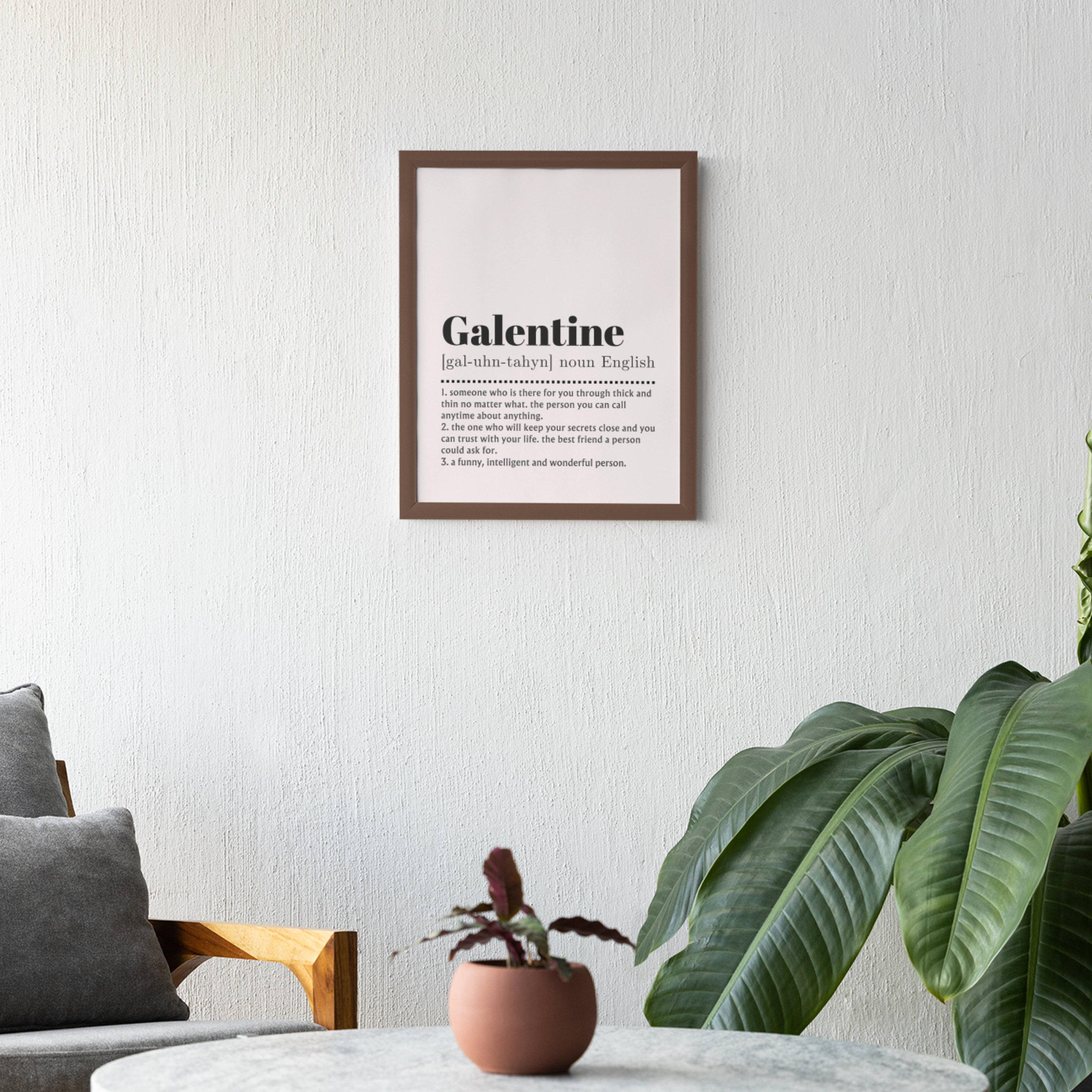 Galentine Definition Art Print: Women's Day Gift (digital Download) - Etsy
