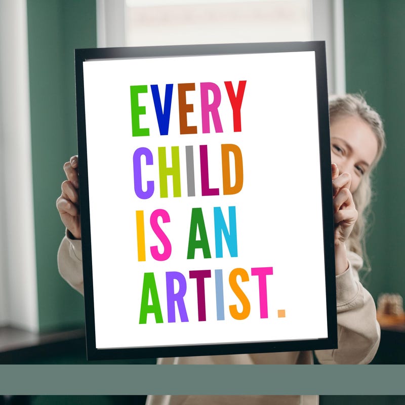Every Child is an Artist - Etsy