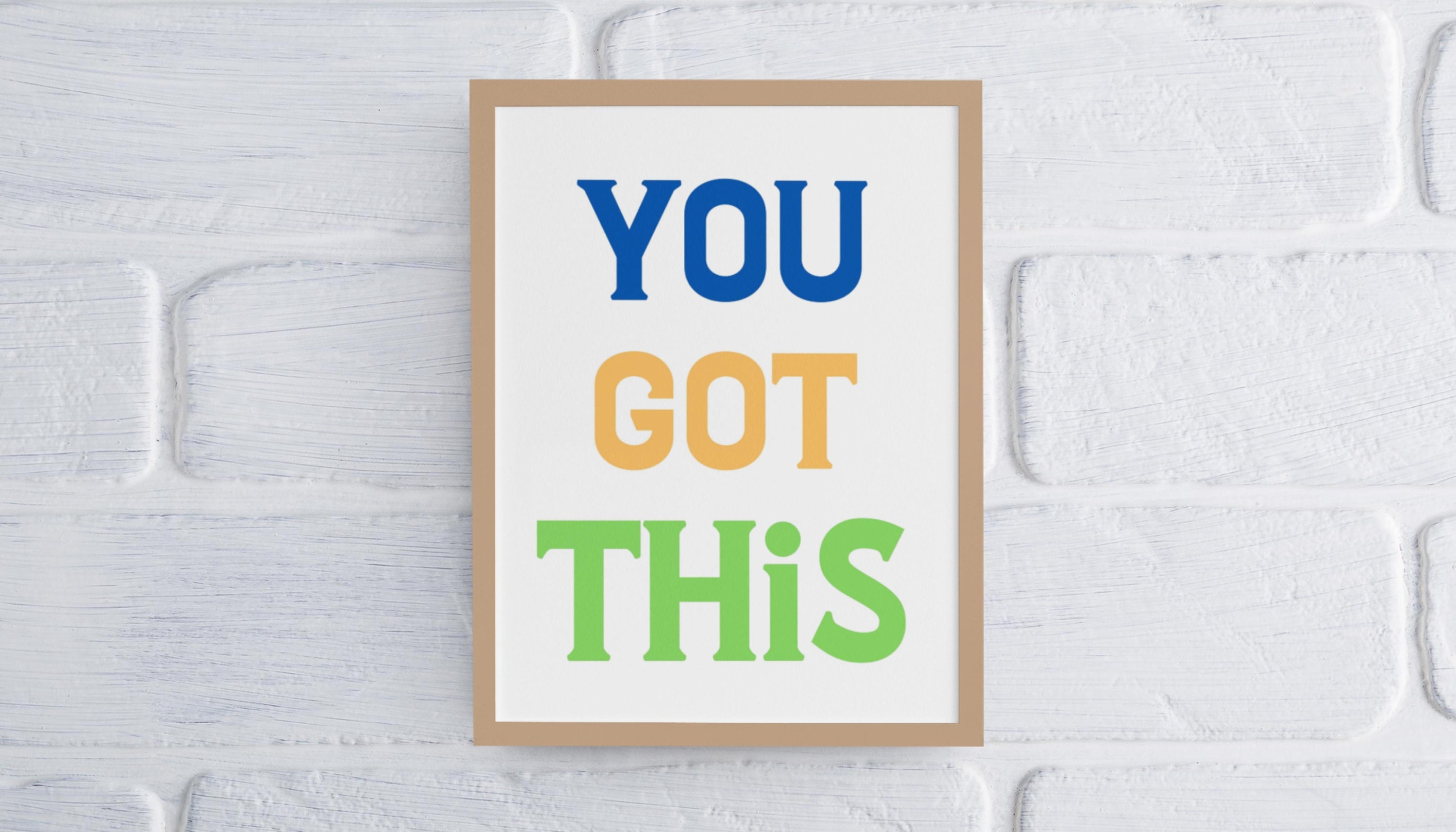 You Got This Sign Instant Download Printable Artwork, You Got This ...
