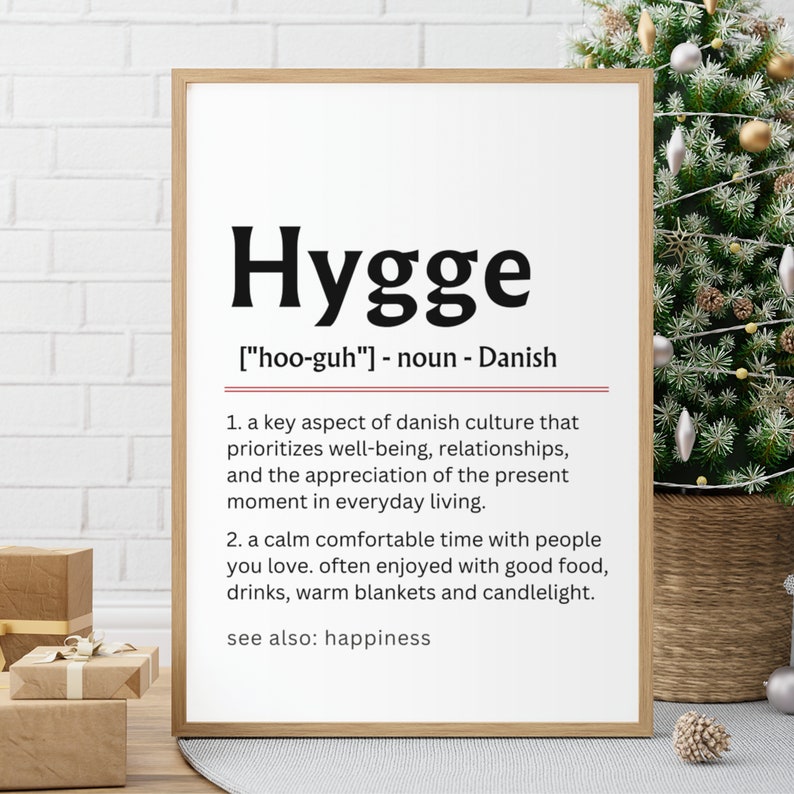 Hygge Definition Print: Scandinavian Wall Art (digital Download) - Etsy