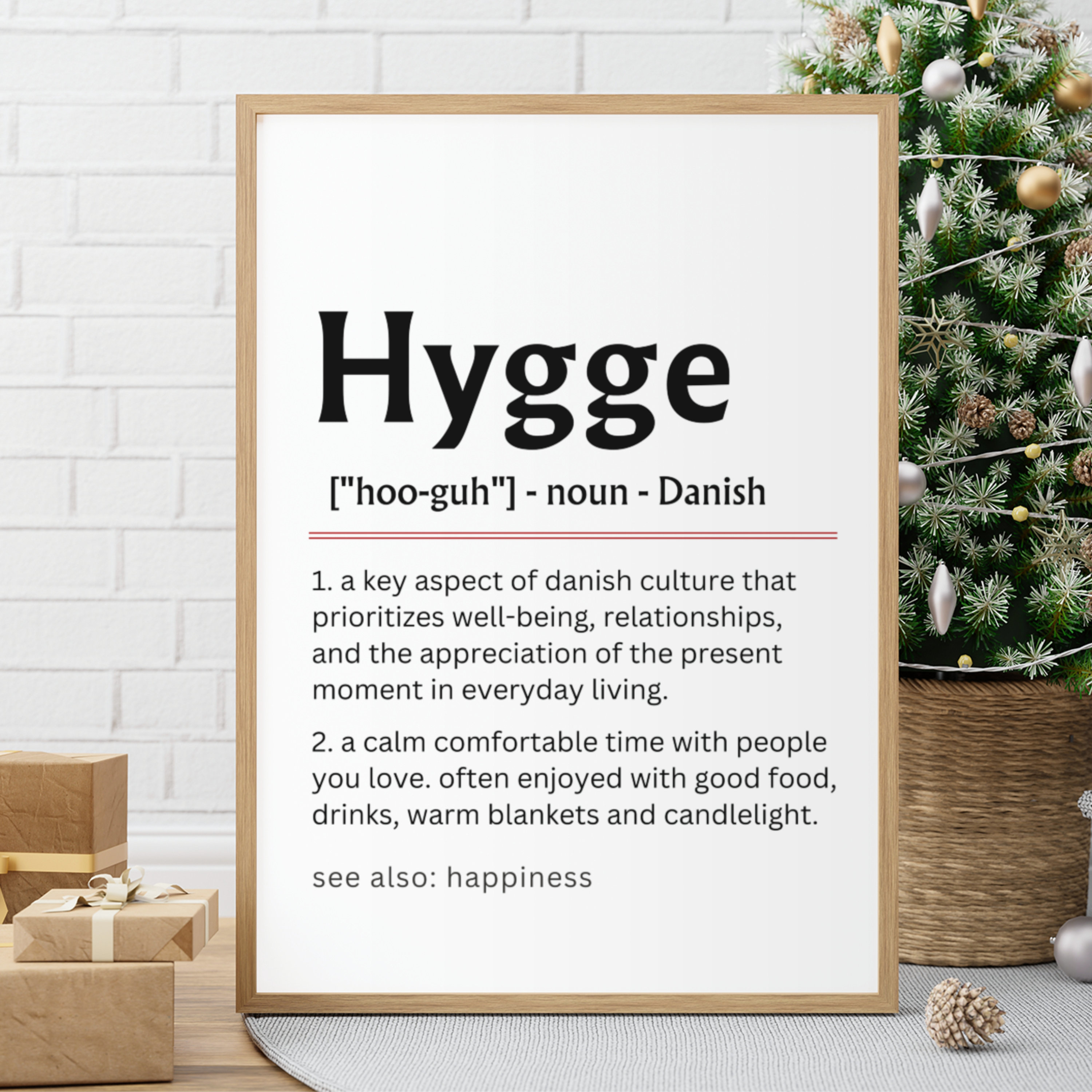 Hygge Definition Print, Hygge Decor, Hygge Print, Scandinavian Decor ...
