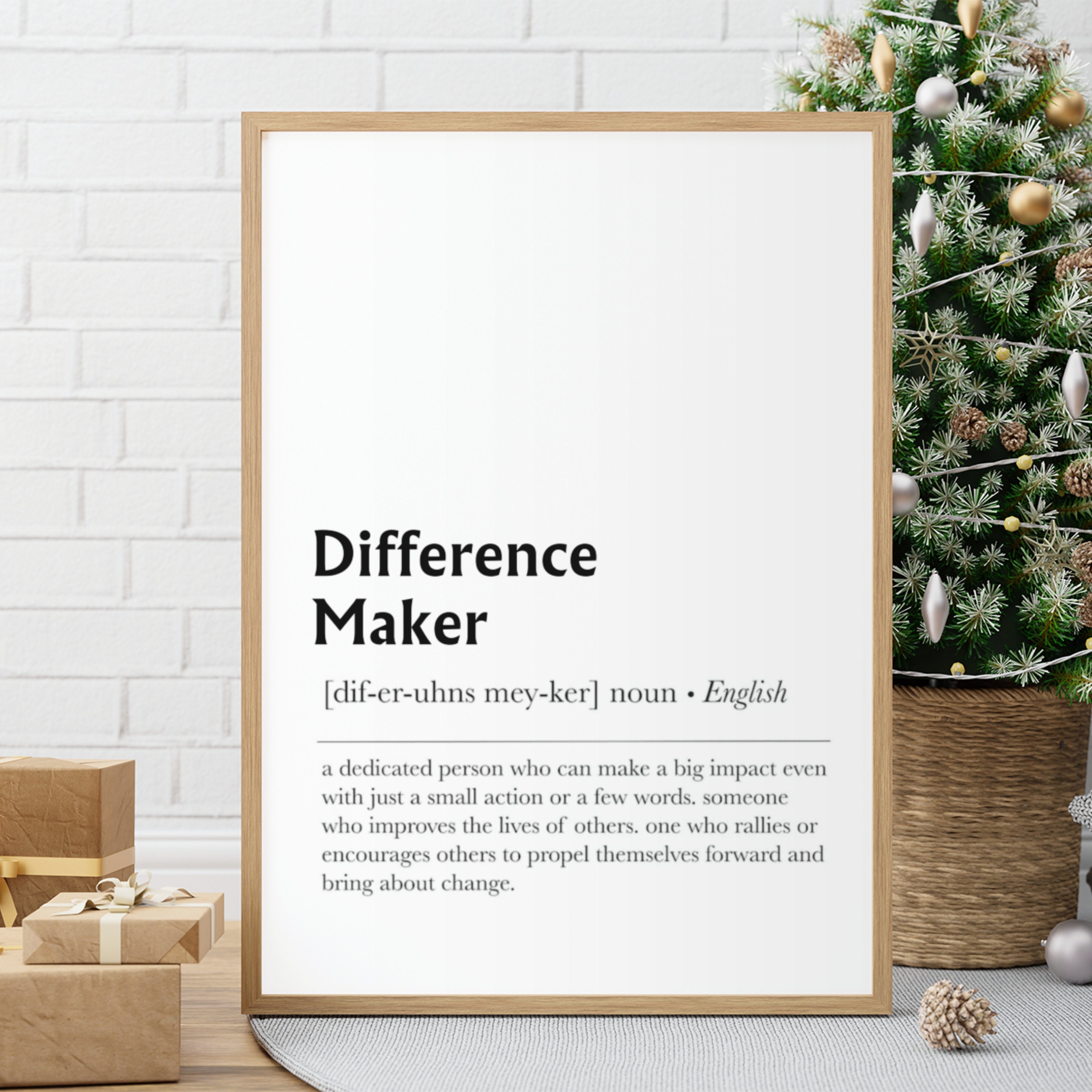 Difference Maker Definition Print on Demand, Minimal Print Best Friend ...