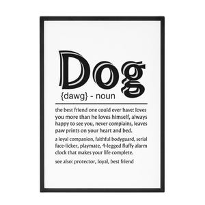 Dog Definition Print Set of 3, Dog Lover Gift, Canine Wall Art ...