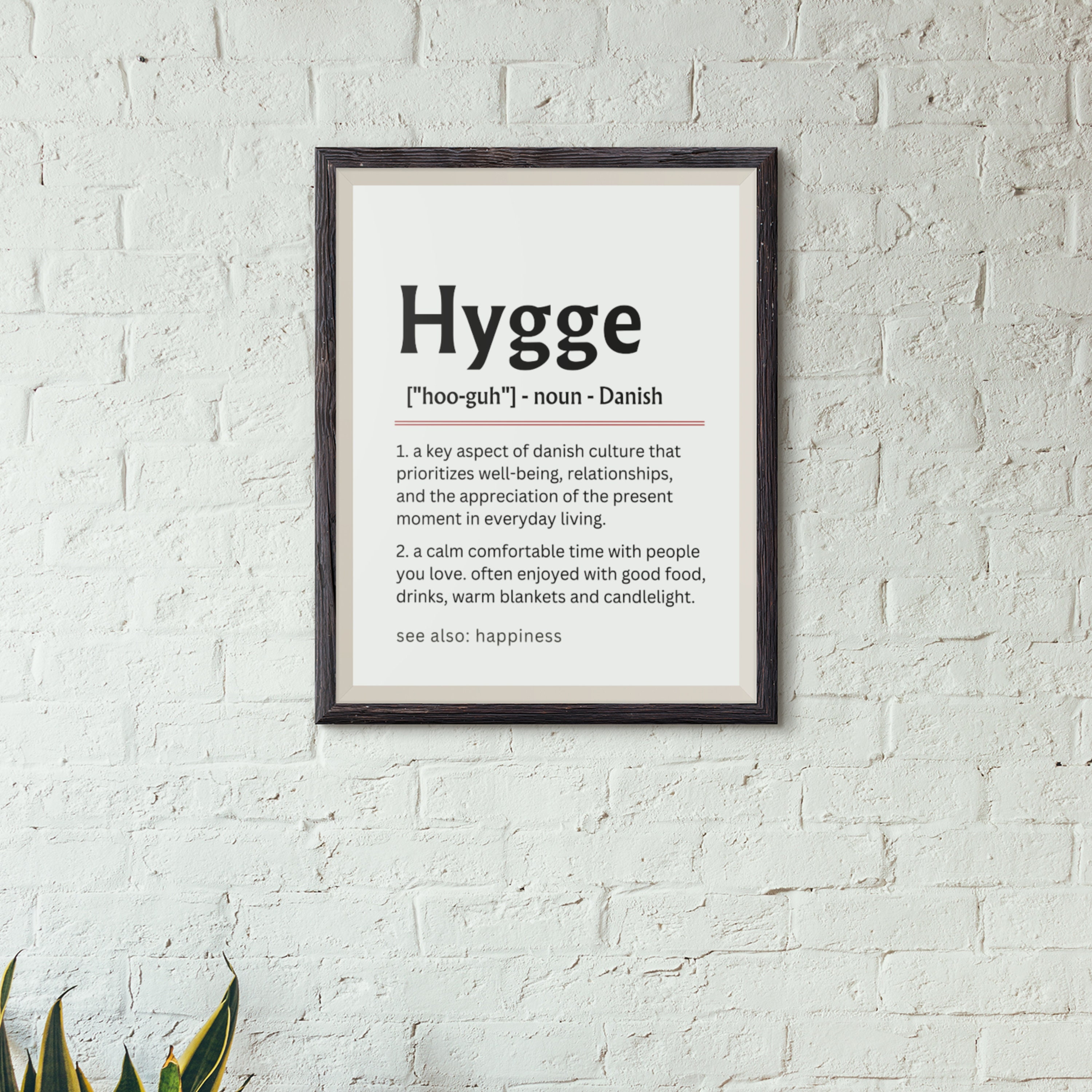 Hygge Definition Print, Hygge Decor, Hygge Print, Scandinavian Decor ...