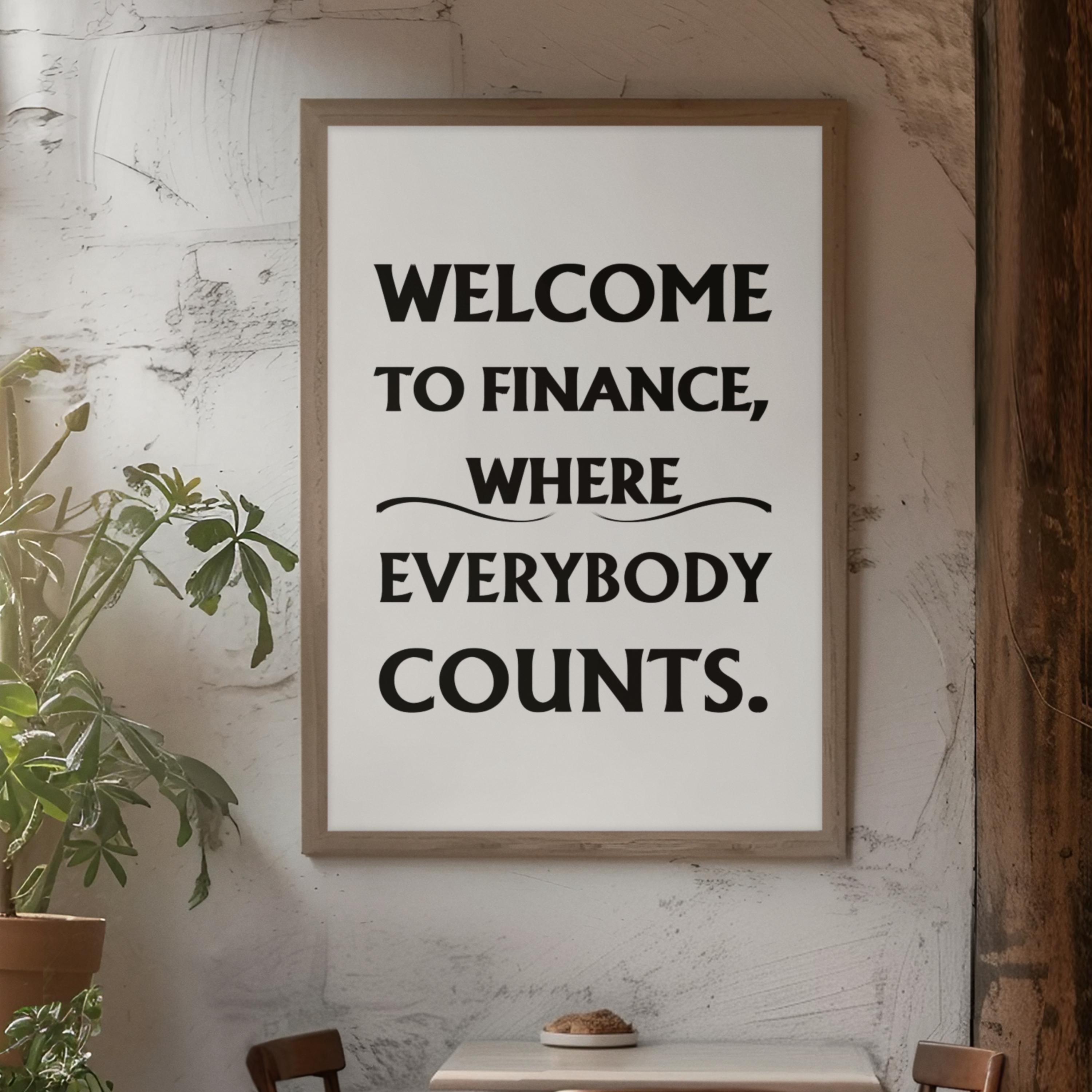 Funny Finance Office Poster Set: Accountant Teamwork Decor (digital ...