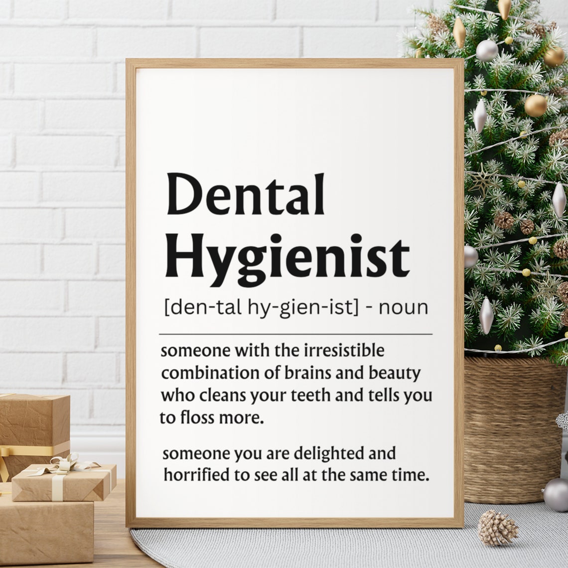 Dental Hygienist Definition Print: Dentist Office Wall Decor (digital ...