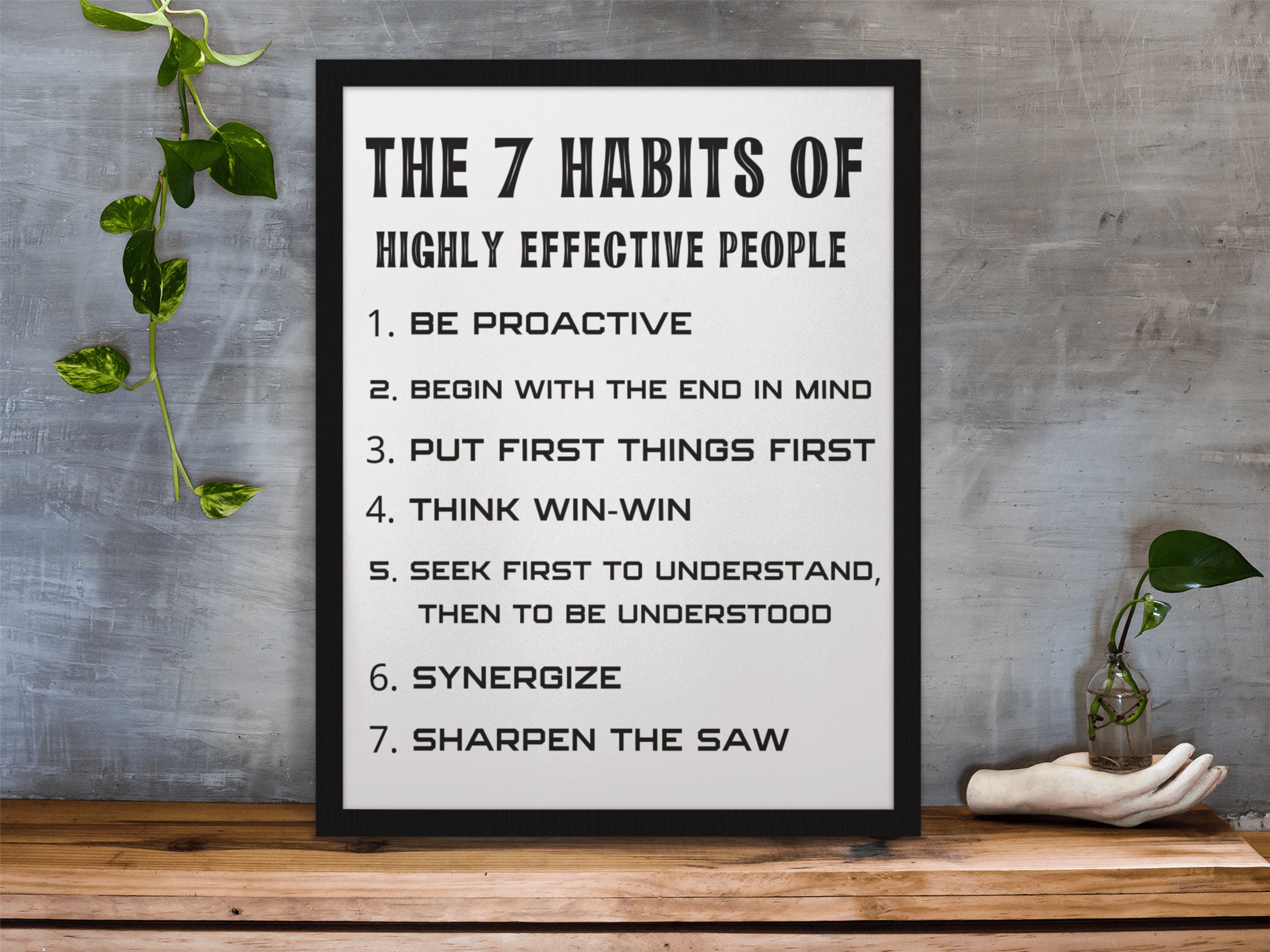 Printable Instant Download Stephen R. Covey Quote, the 7 Habits of Highly Effective People Print ...