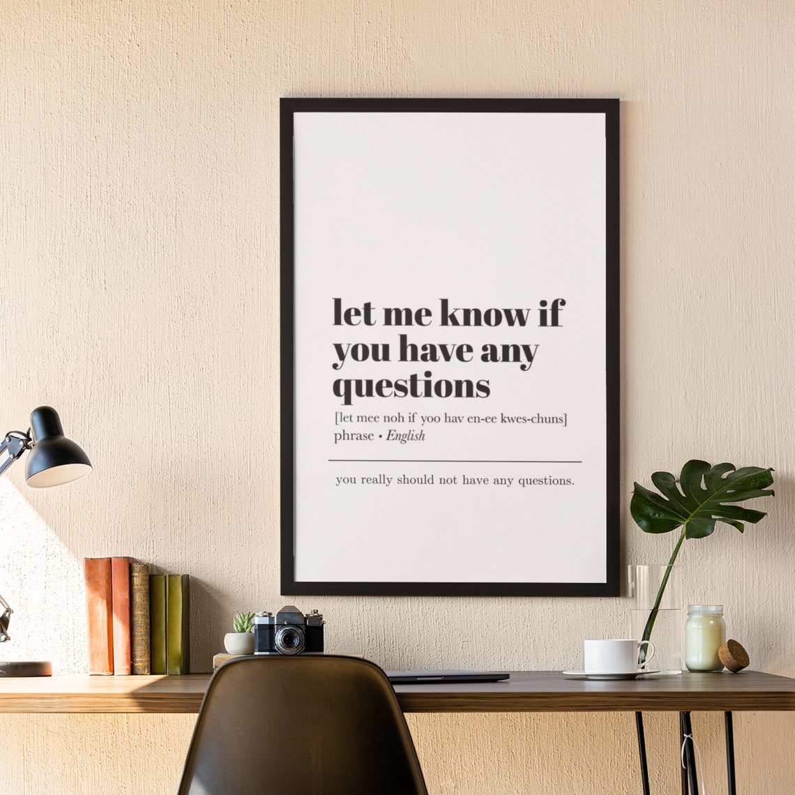 Office Decor for Women Printable Download, Funny Office Sign, Office ...