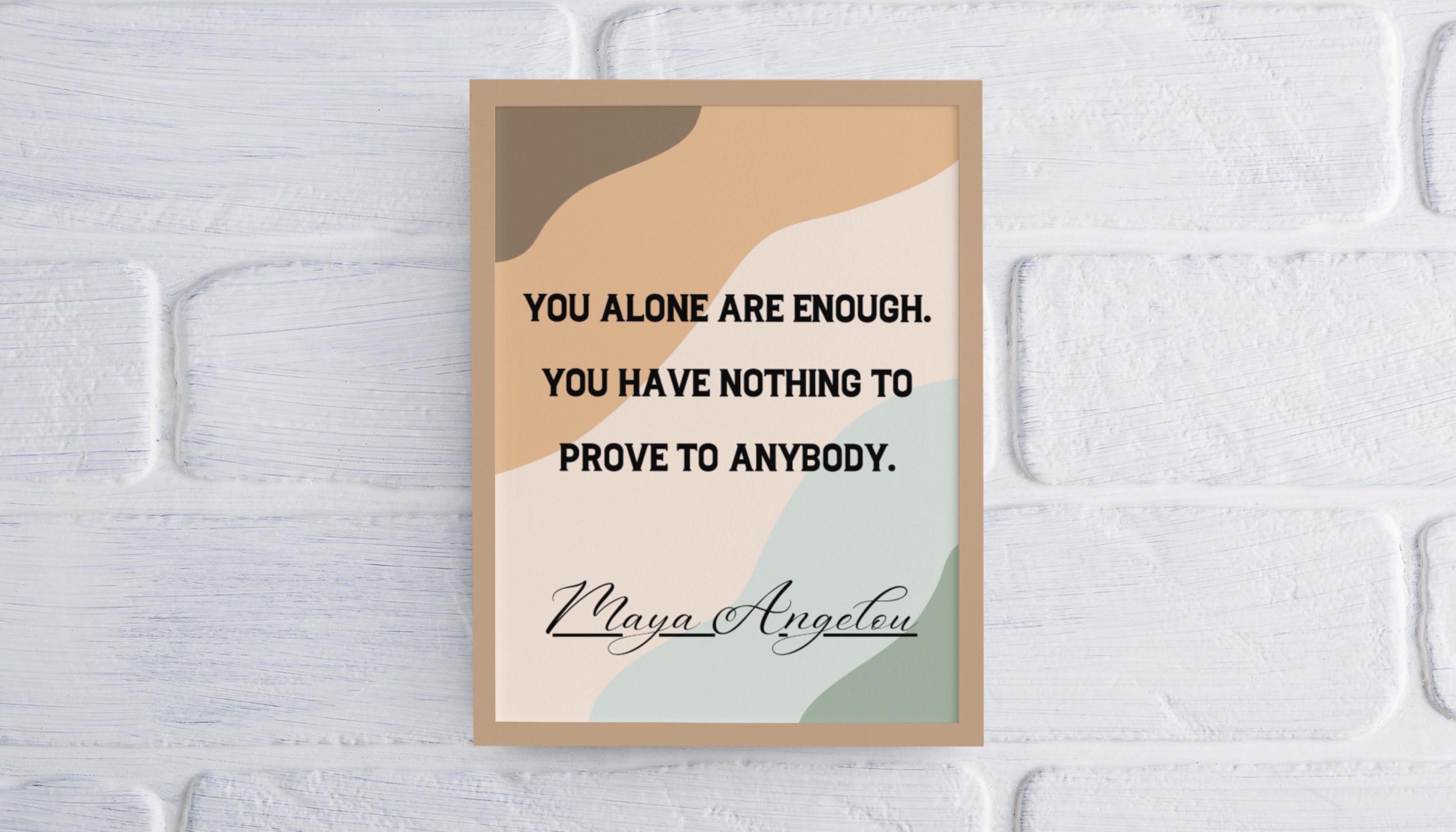 Set of 3 Maya Angelou Quote Print, Printable Inspirational Quote for ...