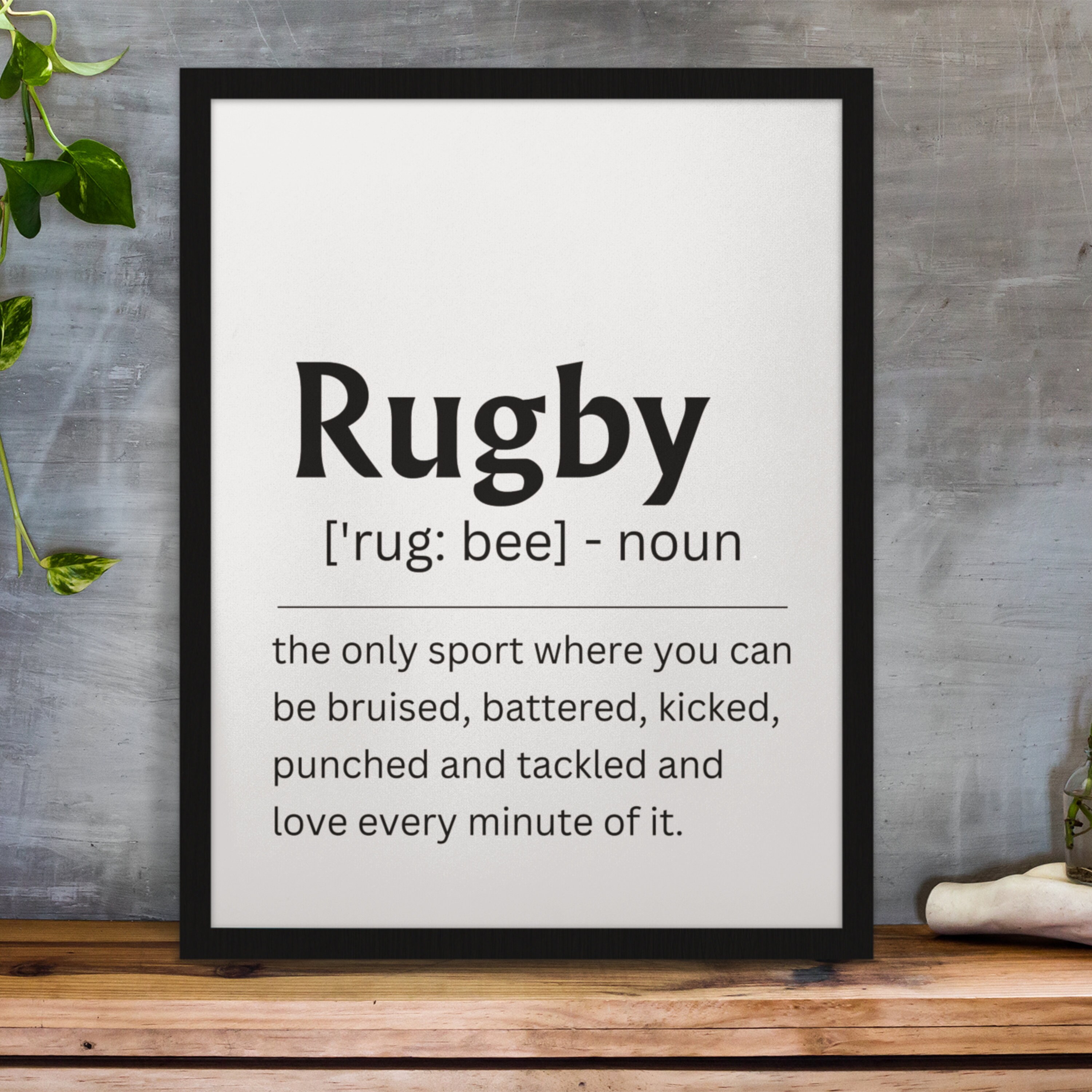 Rugby Definition Print: Sports Wall Art (digital Download) - Etsy