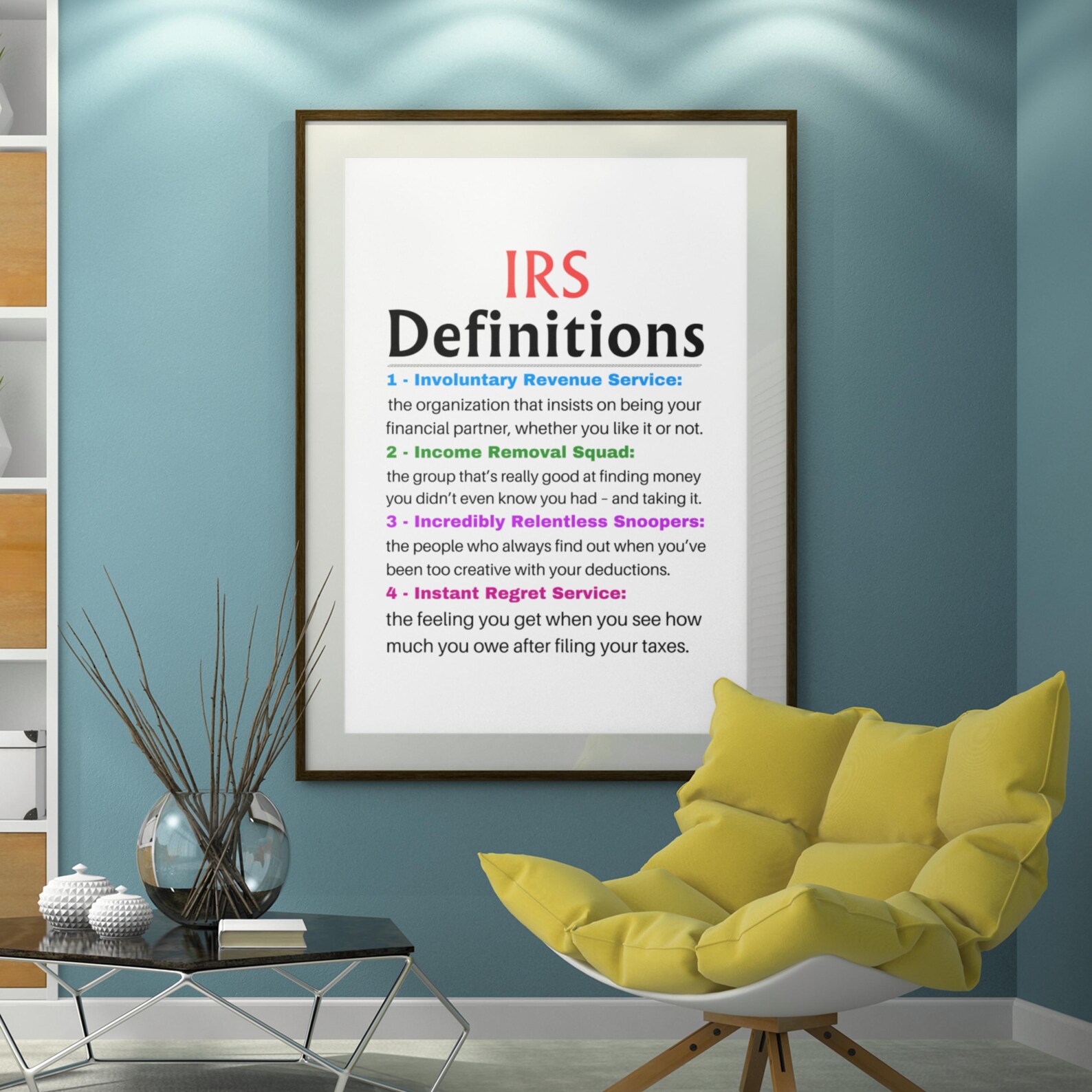 Funny IRS Definition Printable Artwork Digital Download, Affordable ...