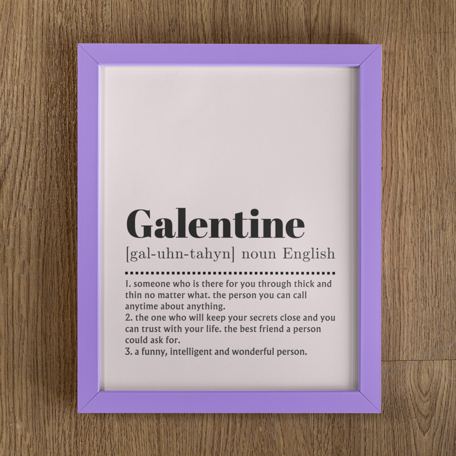Galentine Definition Print: Galentine's Day Gift (digital Download) - Etsy