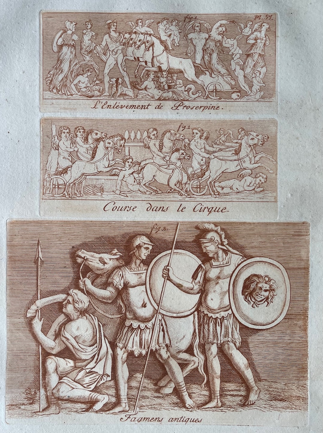 ANCIENT GREECE PROSERPINE Print Neoclassical Etching C 1780 - Etsy
