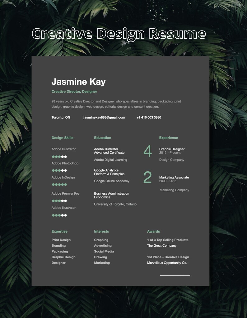 Resume Template / CV Template | BEST Selling Resume Templates ...
