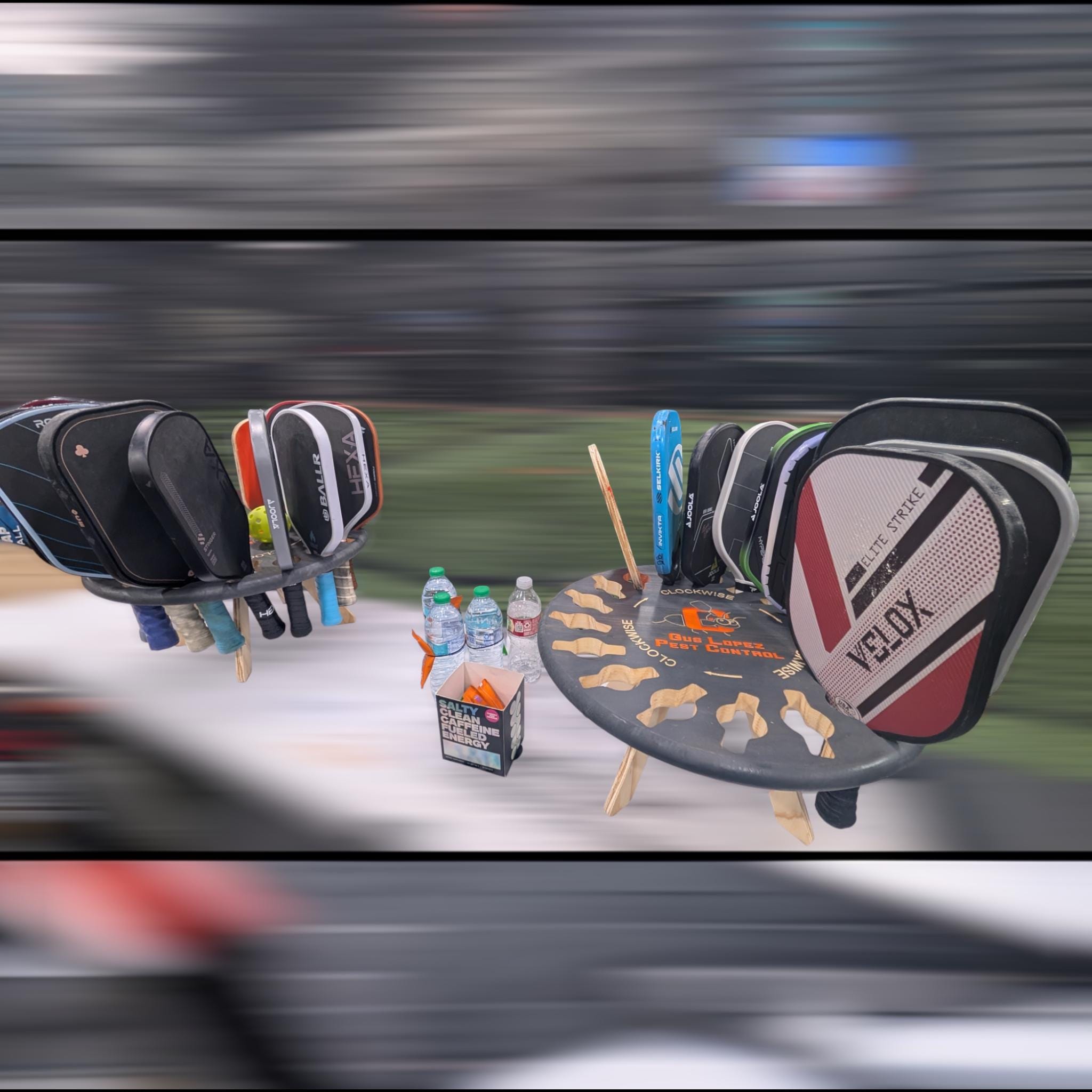 Wood Pickleball Paddle Rack - Etsy