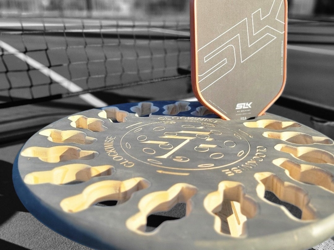 Wood Pickleball Paddle Rack - Etsy