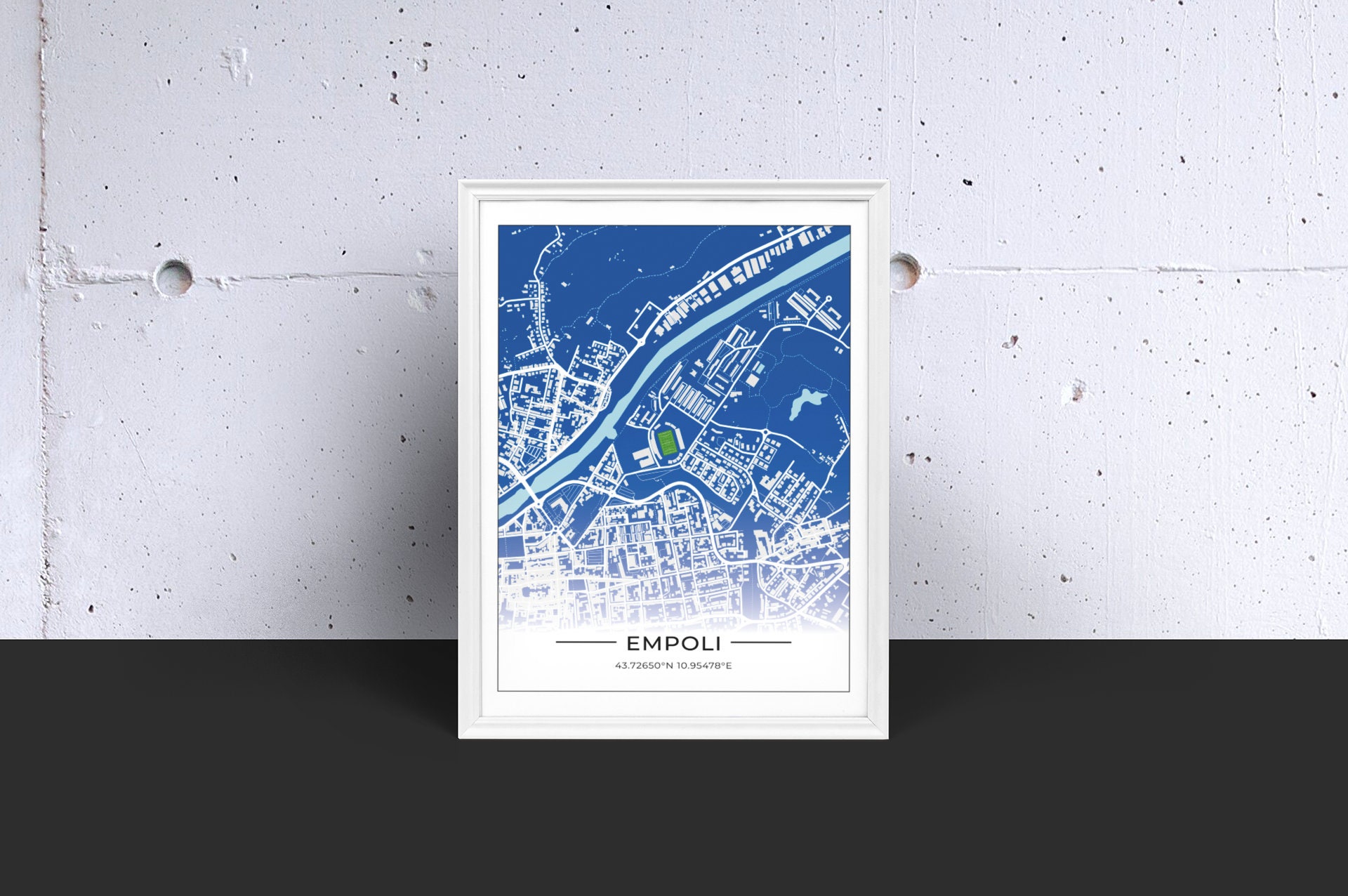 Mapa del estadio Empoli - Etsy México