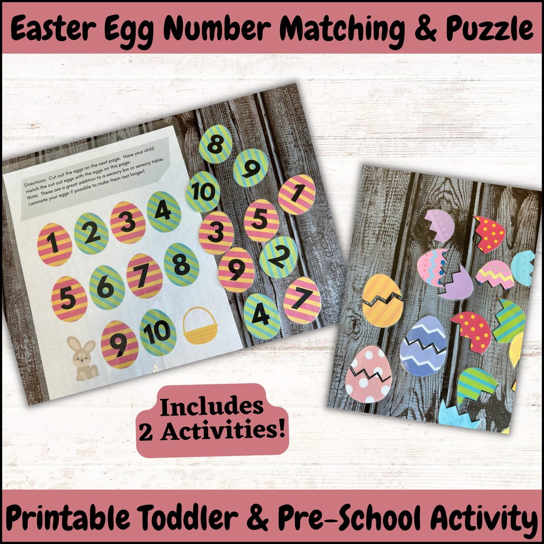 Easter Preschool Printable, Easter Printable for Kids, Easter Preschool ...