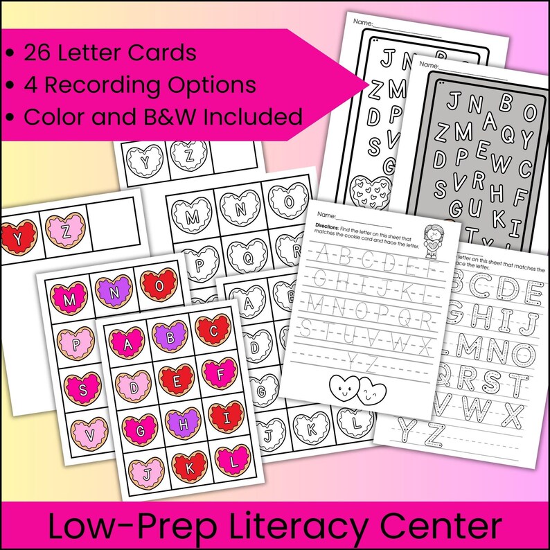 Valentine's Day Preschool Printable, Valentine's Day Printable ...