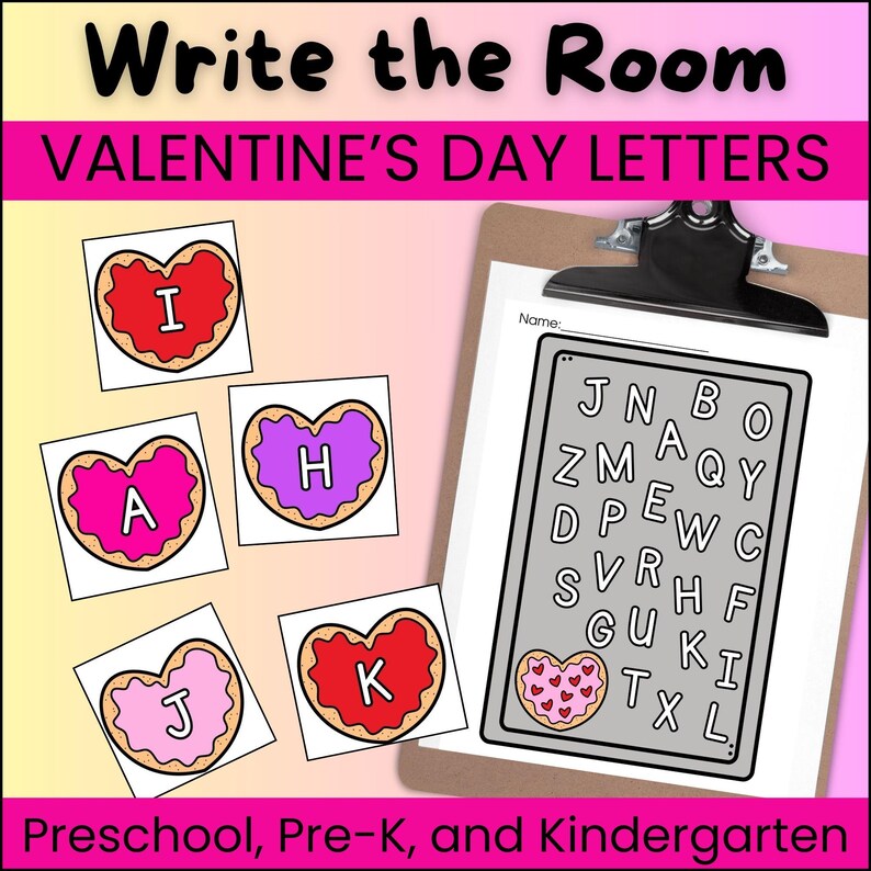 Valentine's Day Preschool Printable, Valentine's Day Printable ...
