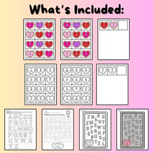 Valentine's Day Preschool Printable, Valentine's Day Printable ...
