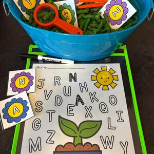 Uppercase and Lowercase Alphabet Matching Activity, Preschool Letter ...