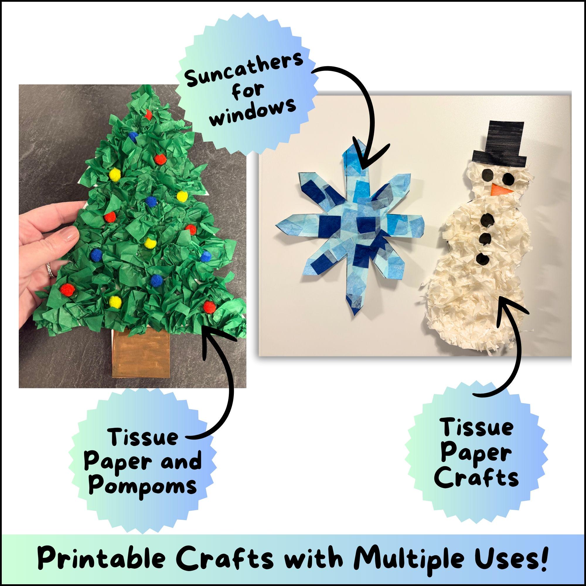 Winter Crafts, Christmas Craft for Preschool Kindergarten, Valentine's ...