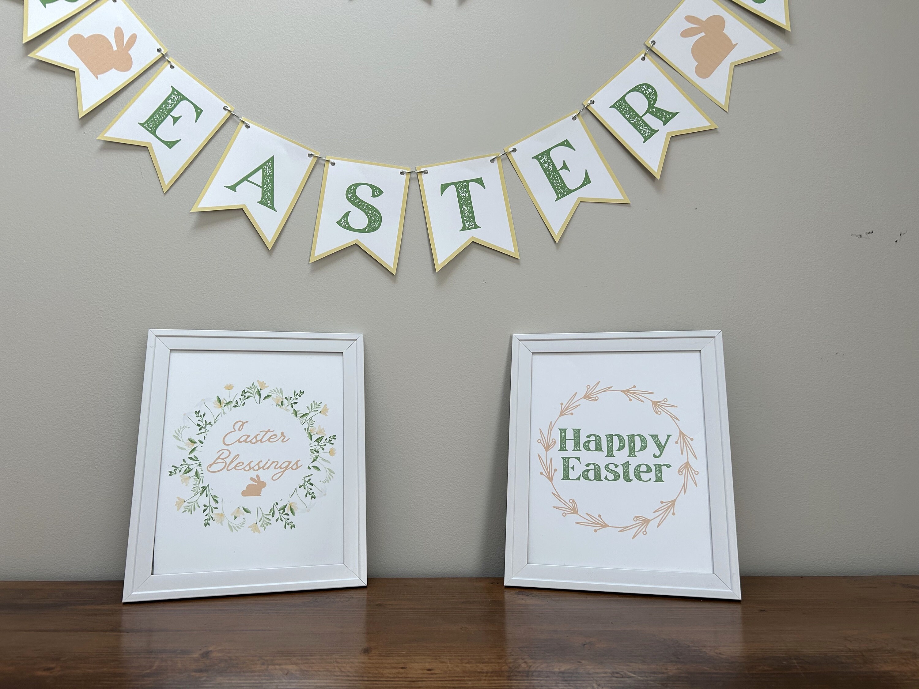 Easter Banner, Easter Banner Printable, Easter Banner Garland,printable ...