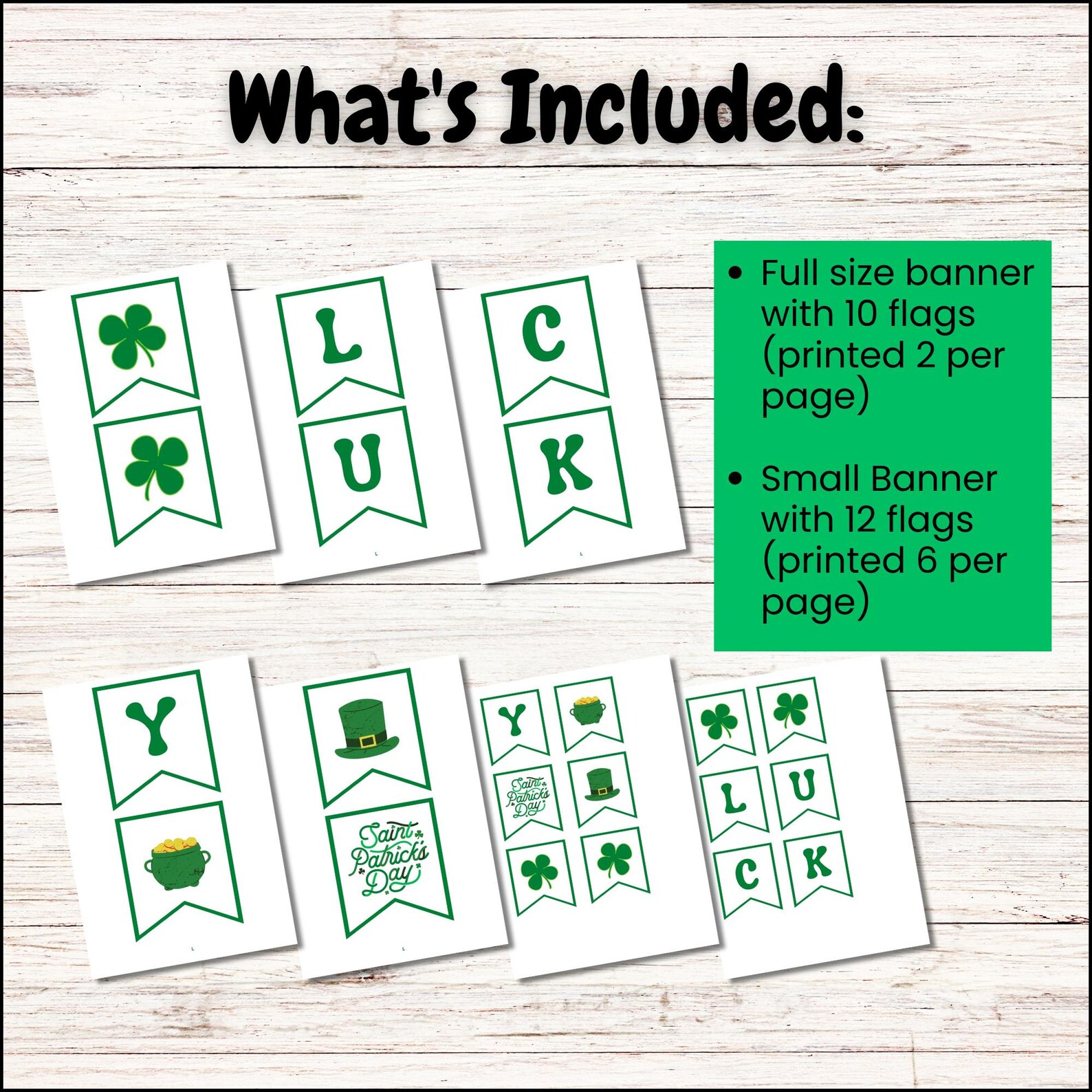 St Patricks Day Decor, St. Patrick's Day Banner, St. Patrick's Day ...